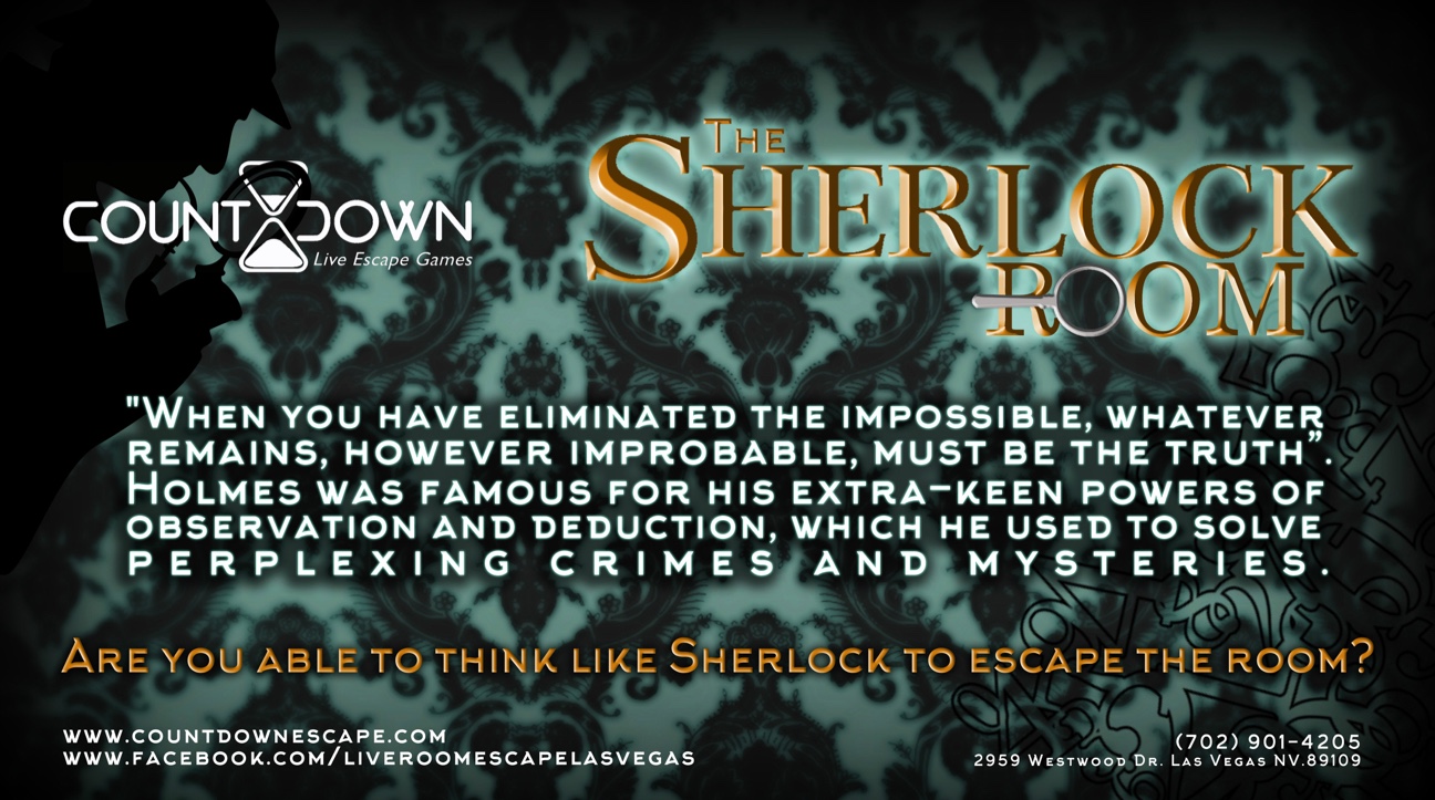 The Sherlock Room Escape Game in Las Vegas
